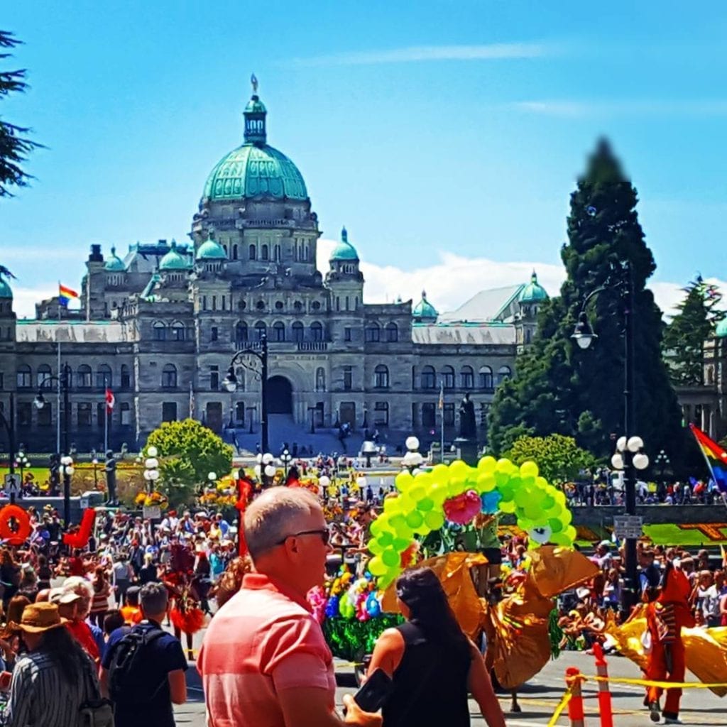 27 photos and video from Victoria Pride Parade