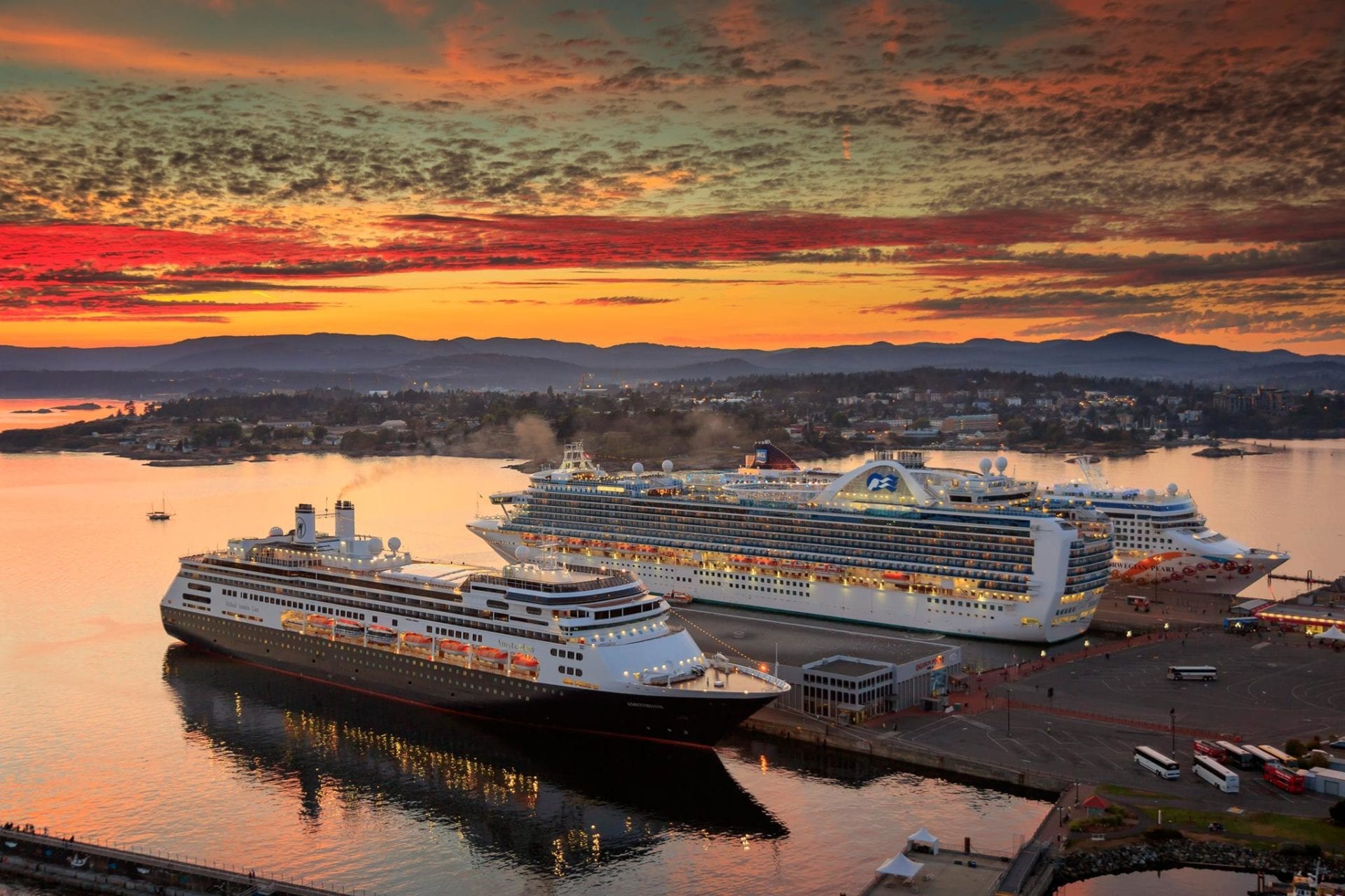 Land ahoy!: Victoria will see 12 cruise ships dock at Ogden Point this week