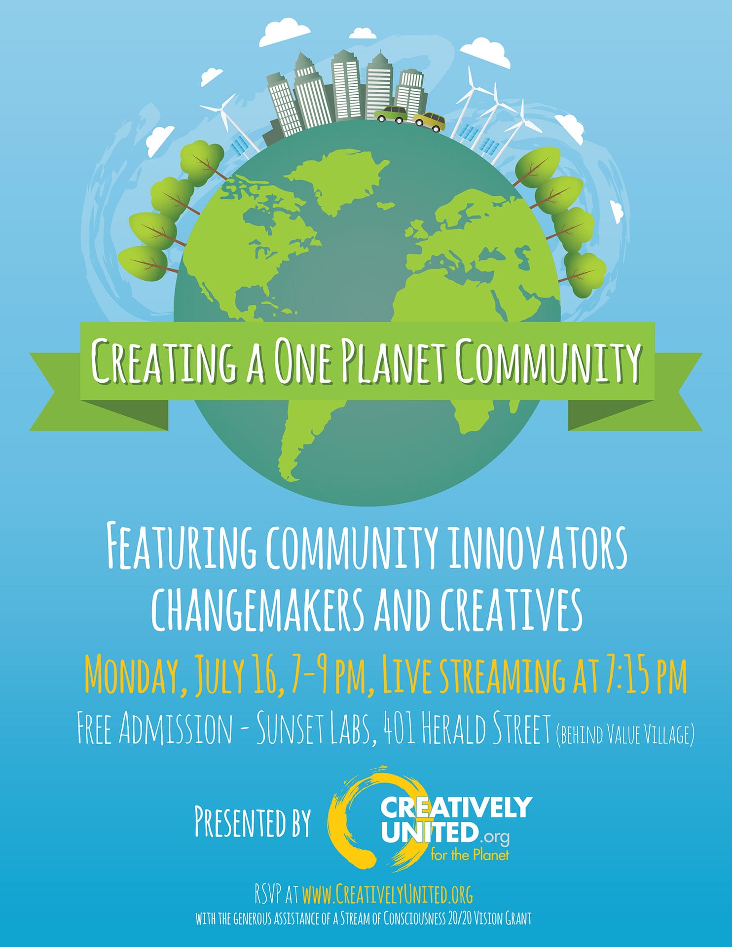 facebook one planet community graphic vertical