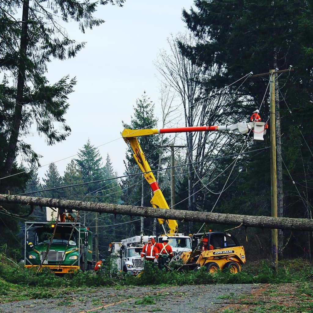 Over 30,000 Greater Victoria residents are without power Monday (UPDATED)