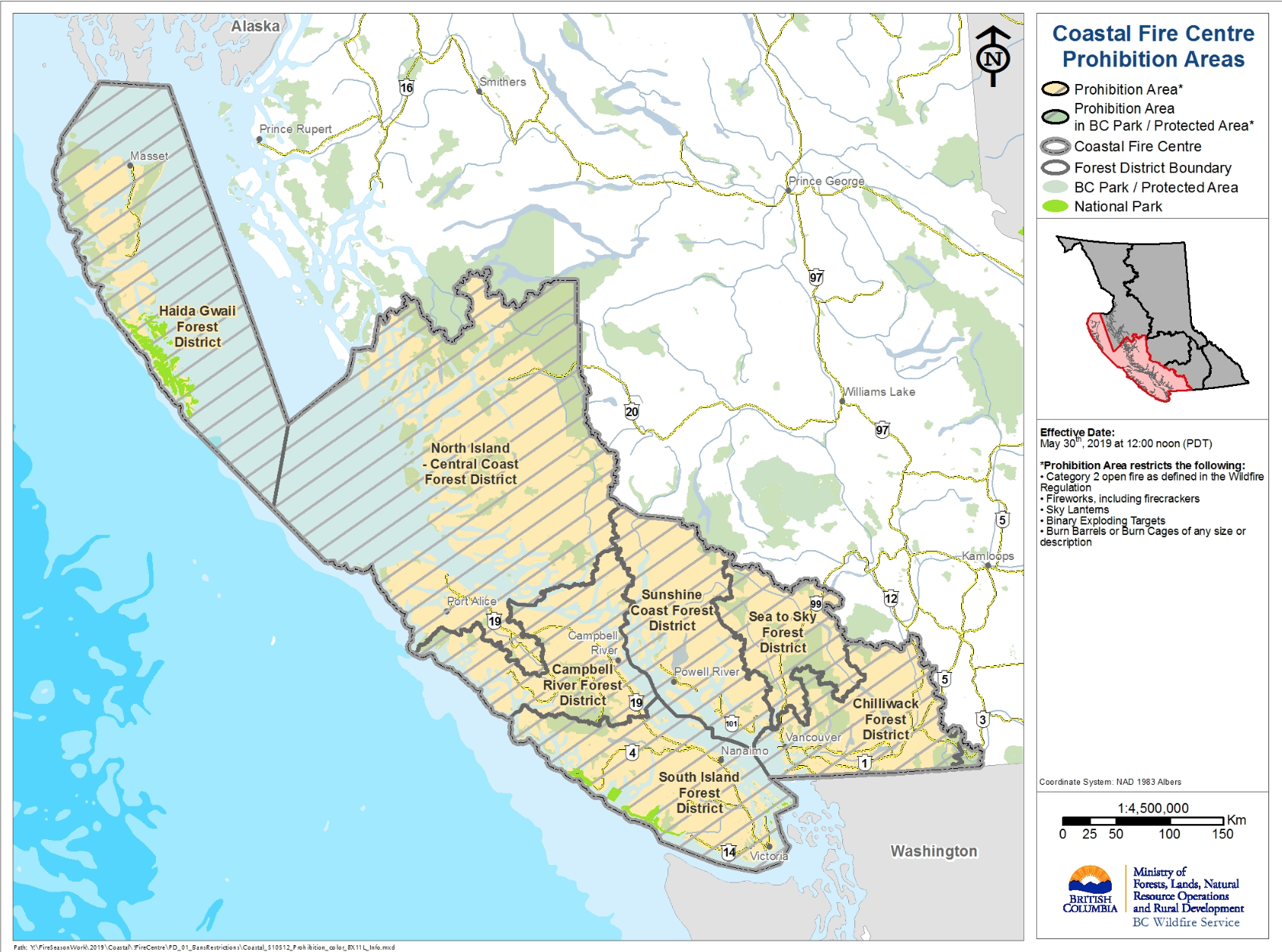 Open fire ban for Vancouver Island goes into effect this week