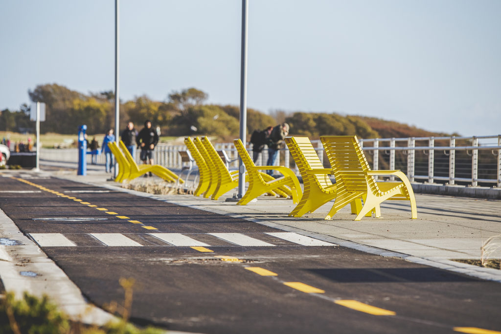 12 photos of the newly completed Dallas Road walkway and bike lanes ...