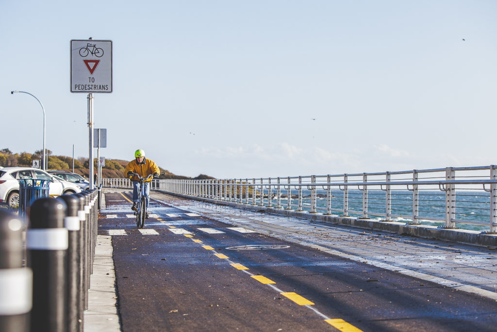 12 photos of the newly completed Dallas Road walkway and bike lanes ...