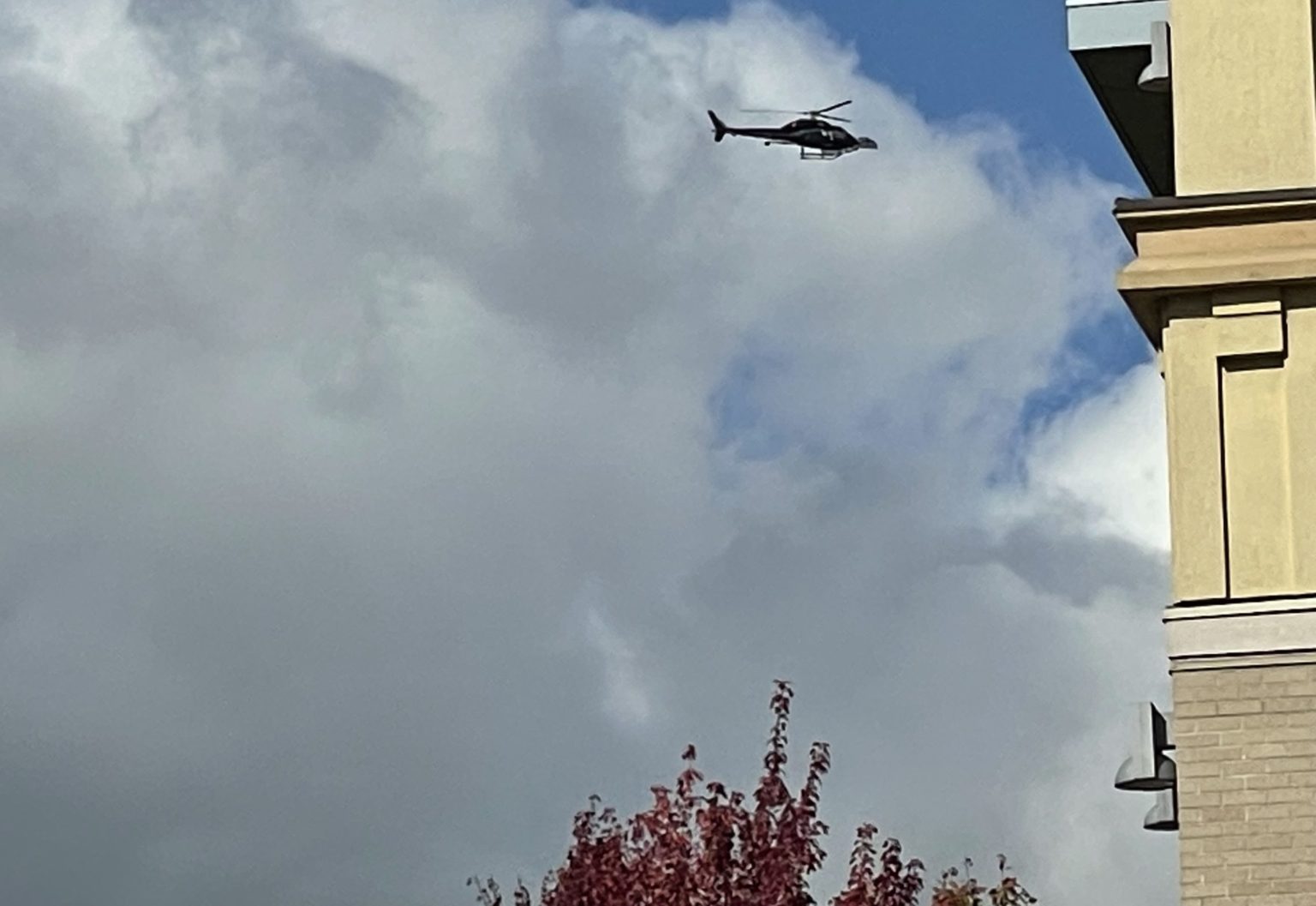 Here's why there is a low-flying helicopter hovering over Greater Victoria