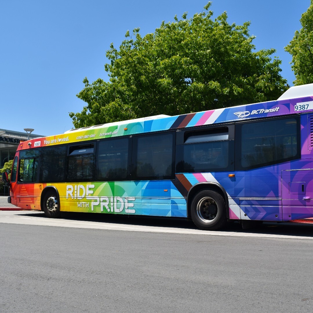 ‘Ride with pride’: BC Transit’s Pride Bus is now on the road in Victoria