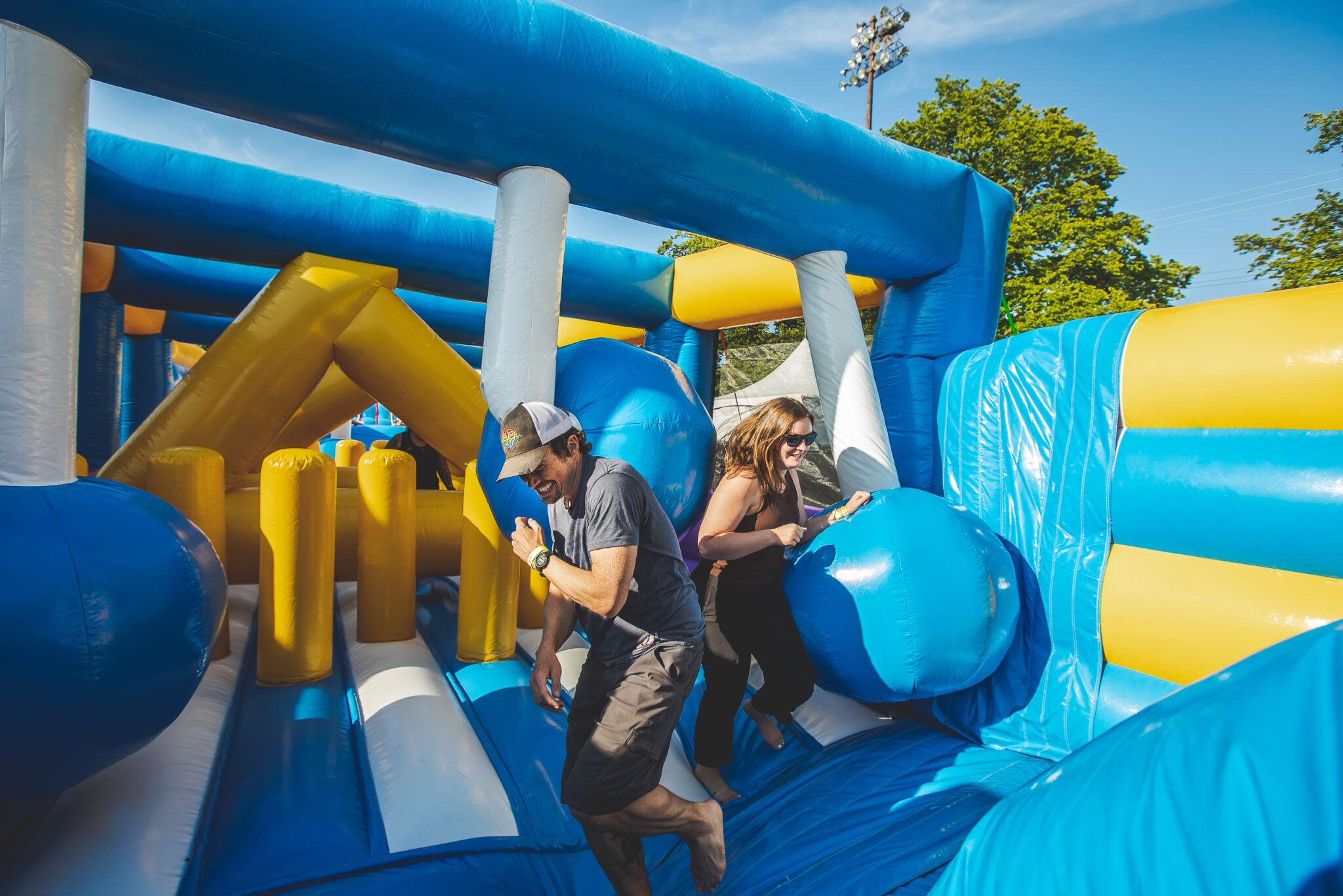 9 killer captures from the massive 1,000 foot inflatable obstacle ...