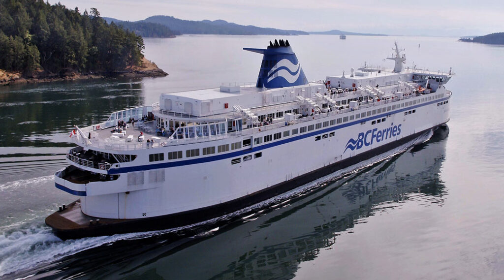 Strong winds disrupt BC Ferries service between Victoria and Vancouver