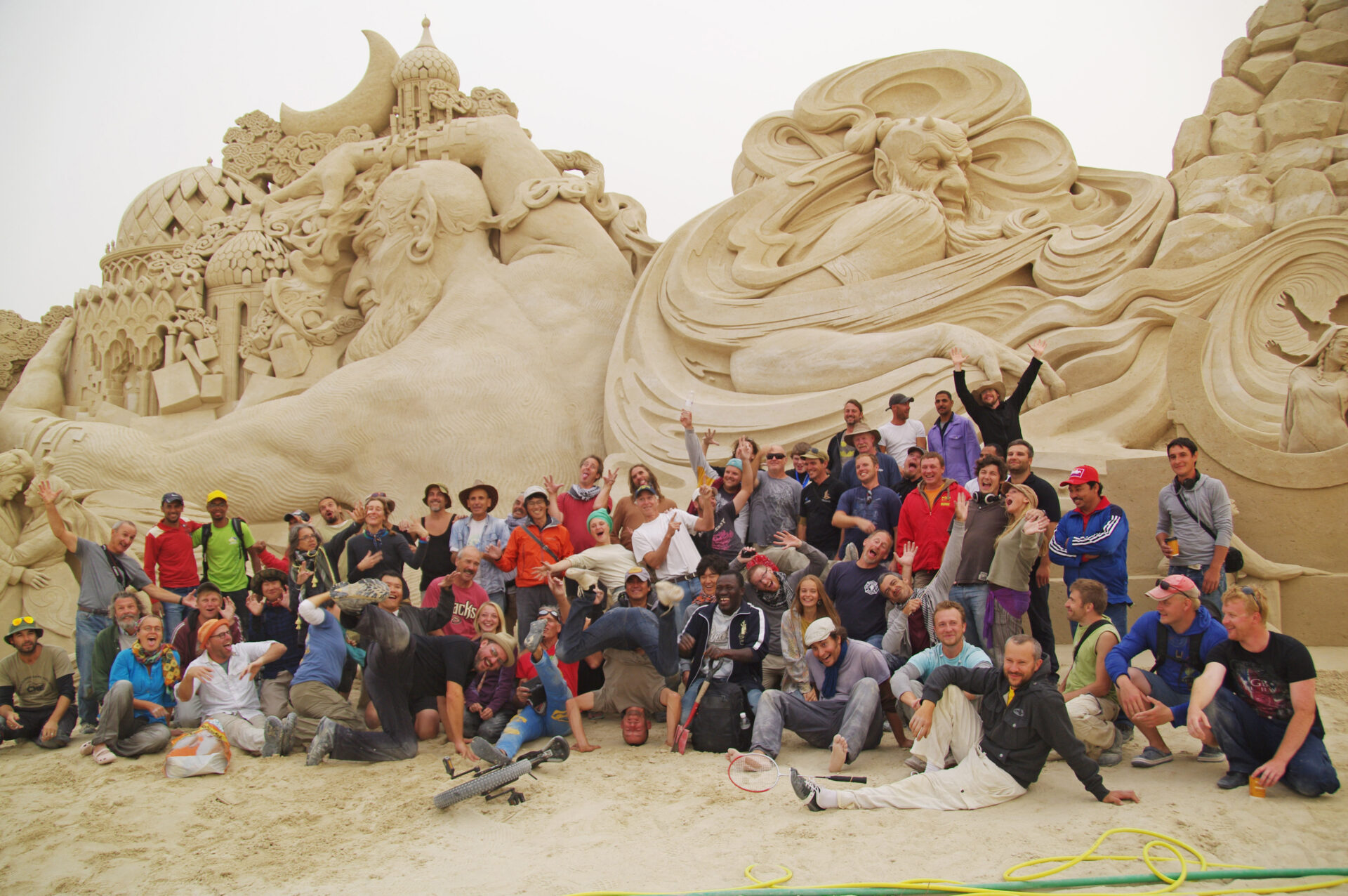 Victoria-based sand sculptor captures enchanting images in largest-ever ...