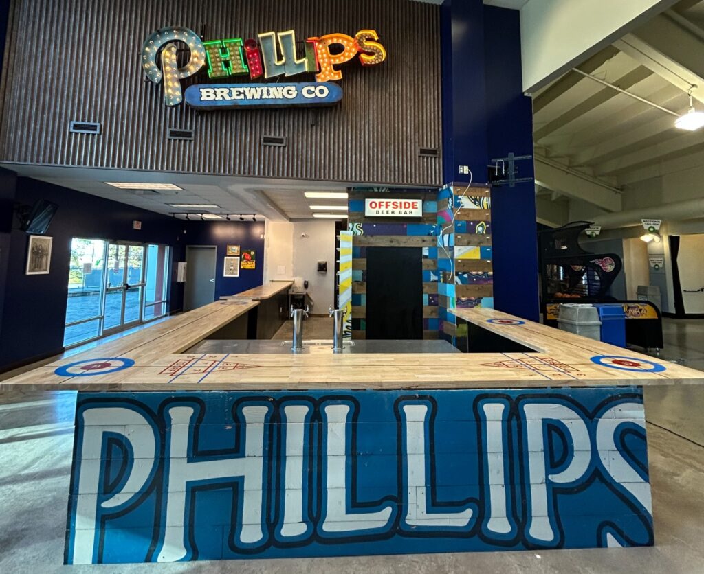Here's a sneak peek of the brand new Phillips 'Craft Beer Bar' at SOFMC ...