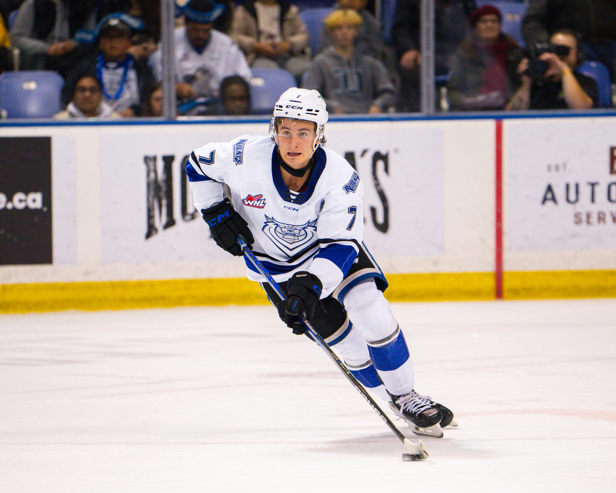 Victoria Royals forward Cole Reschny could be a first round NHL draft pick