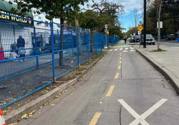 City of Victoria fences off Pandora Avenue boulevards to prevent people ...