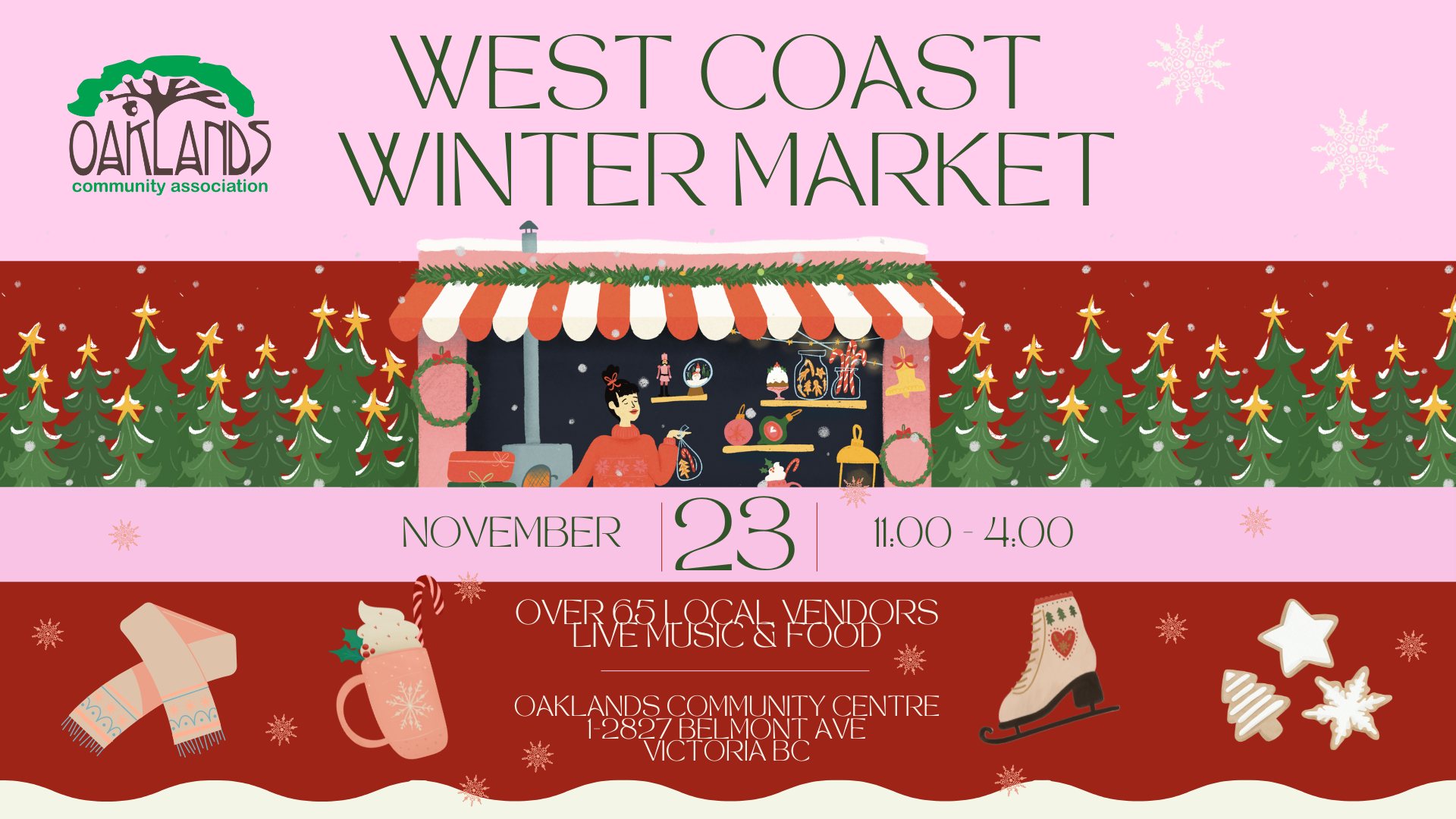 18 holiday markets in and around Victoria for all of your shopping needs