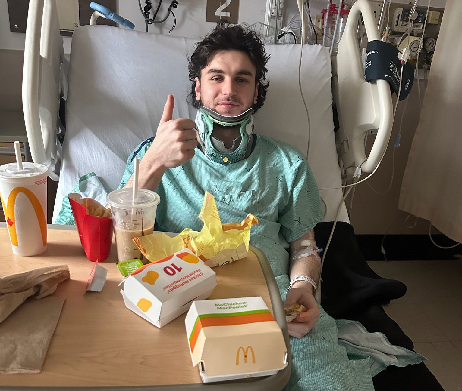 Victoria Grizzlies forward discharged from hospital after scary ...