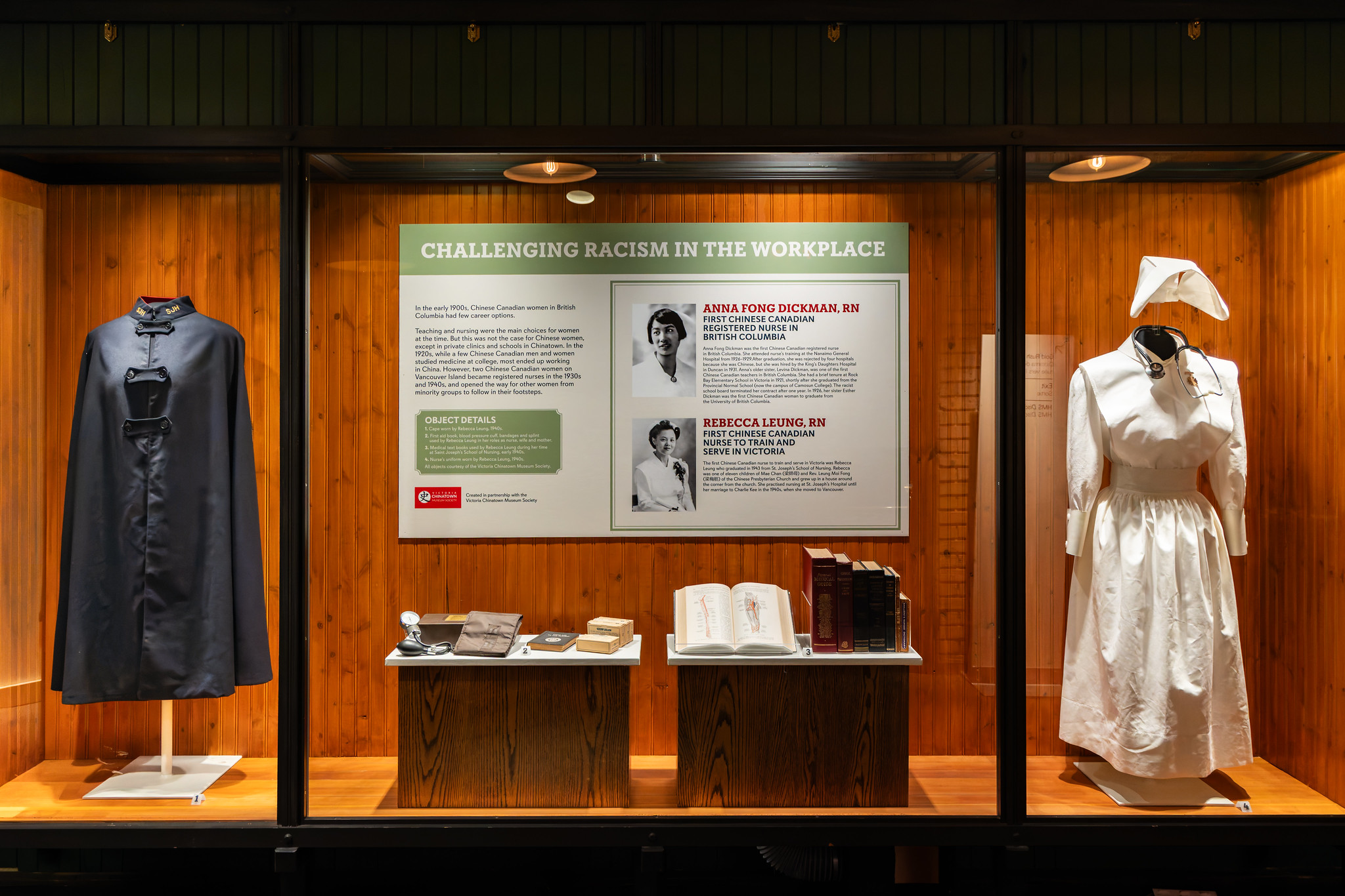 Chinese Canadian Nurses display opens at Royal BC Museum’s Old Town