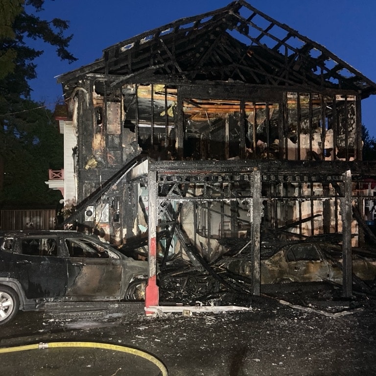 Family displaced after early morning house fire causes major damage in ...