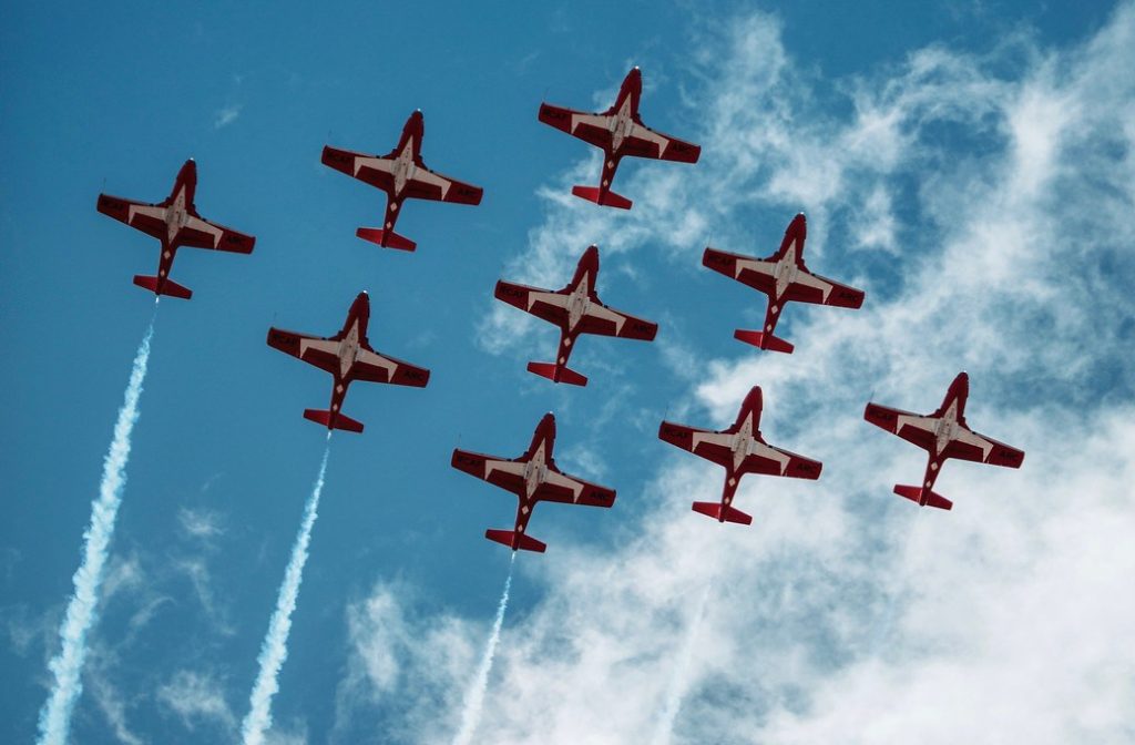 The Canadian Snowbirds will soar over Vancouver Island next month