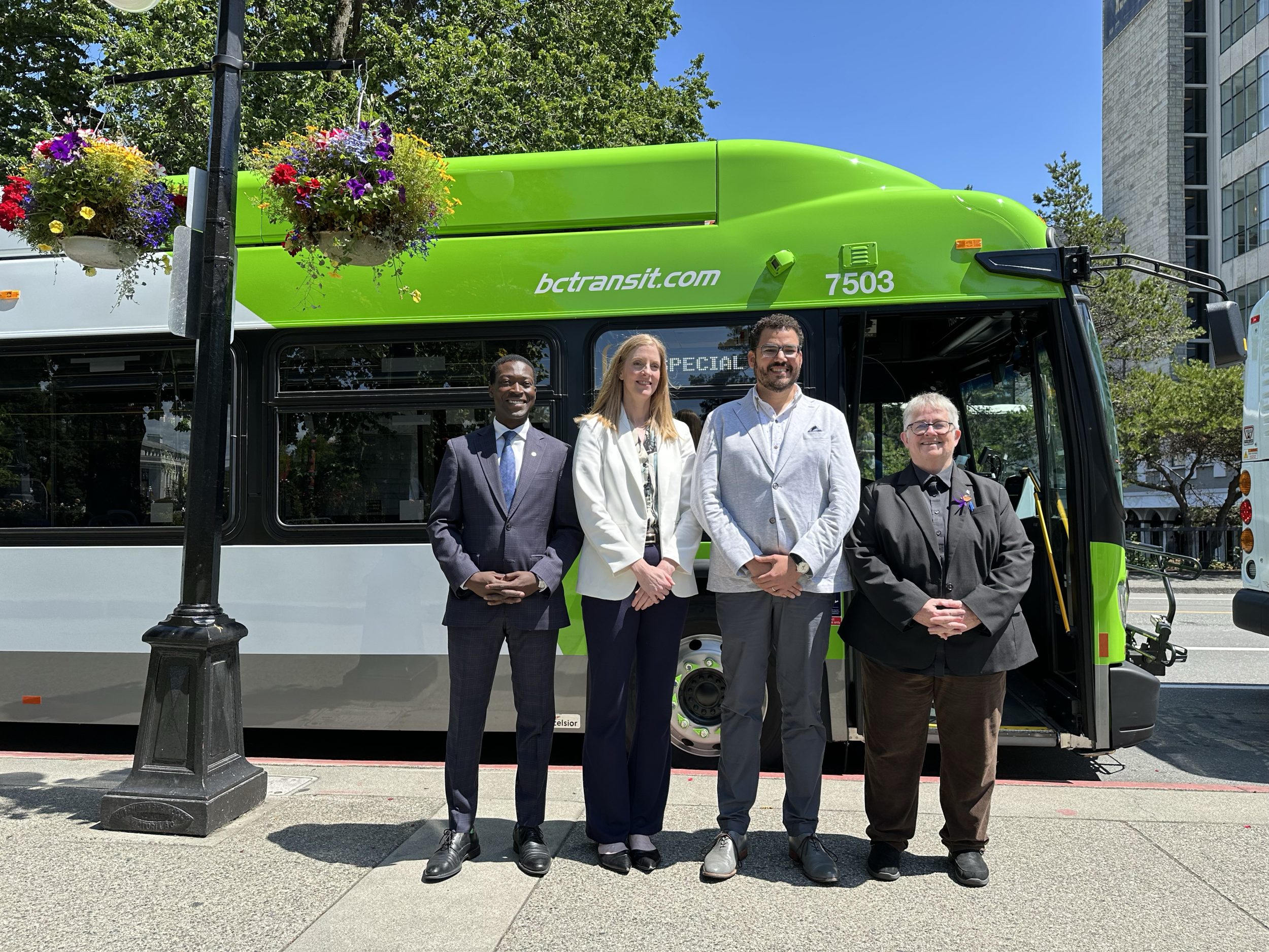 BC Transit rolls out first of 10 electric buses coming to Greater Victoria