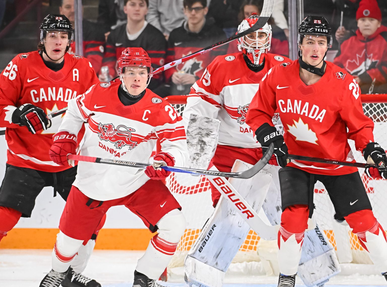 Verhoeff makes World Juniors debut as Canada downs Denmark