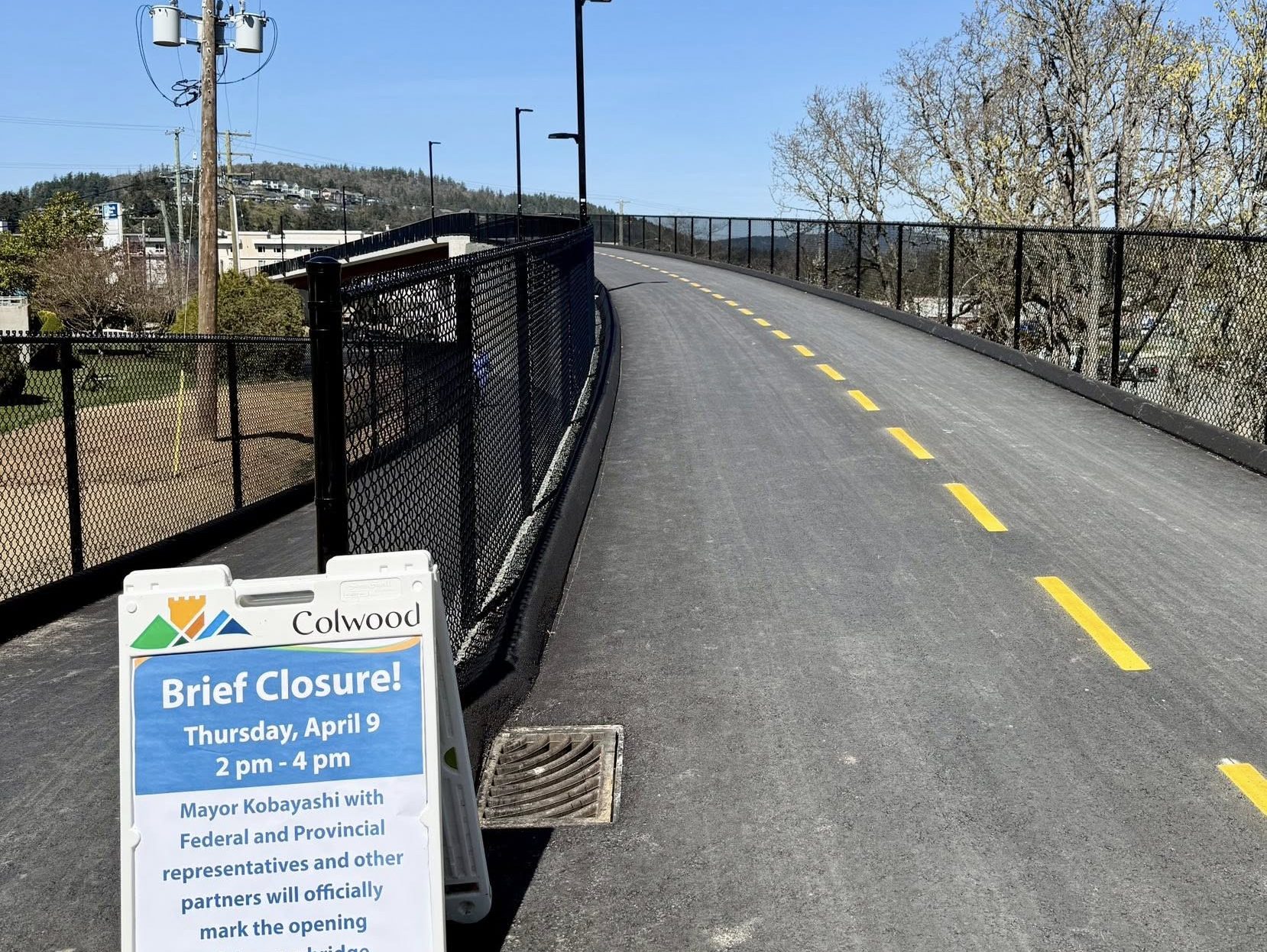 New Galloping Goose bridge now open in Colwood over busy Island Highway