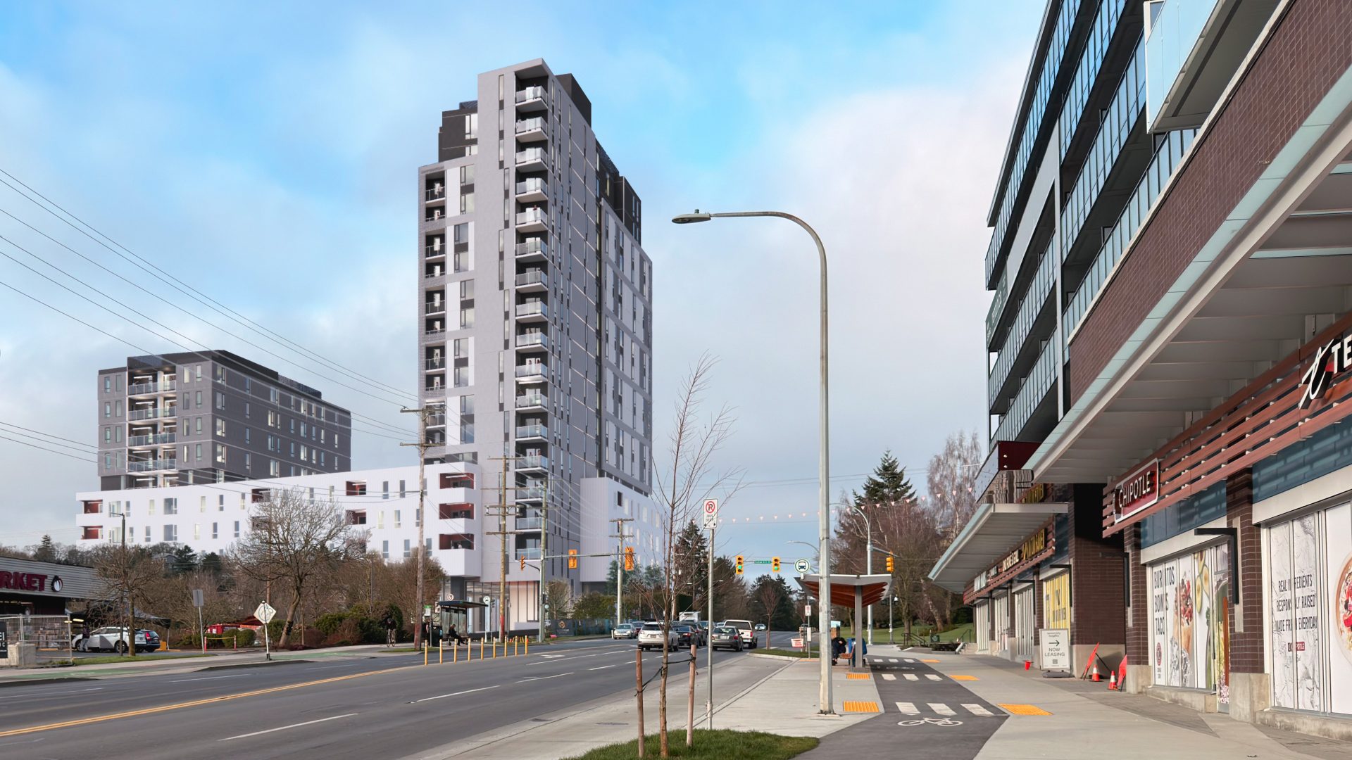 Construction begins on new Saanich library and affordable housing project